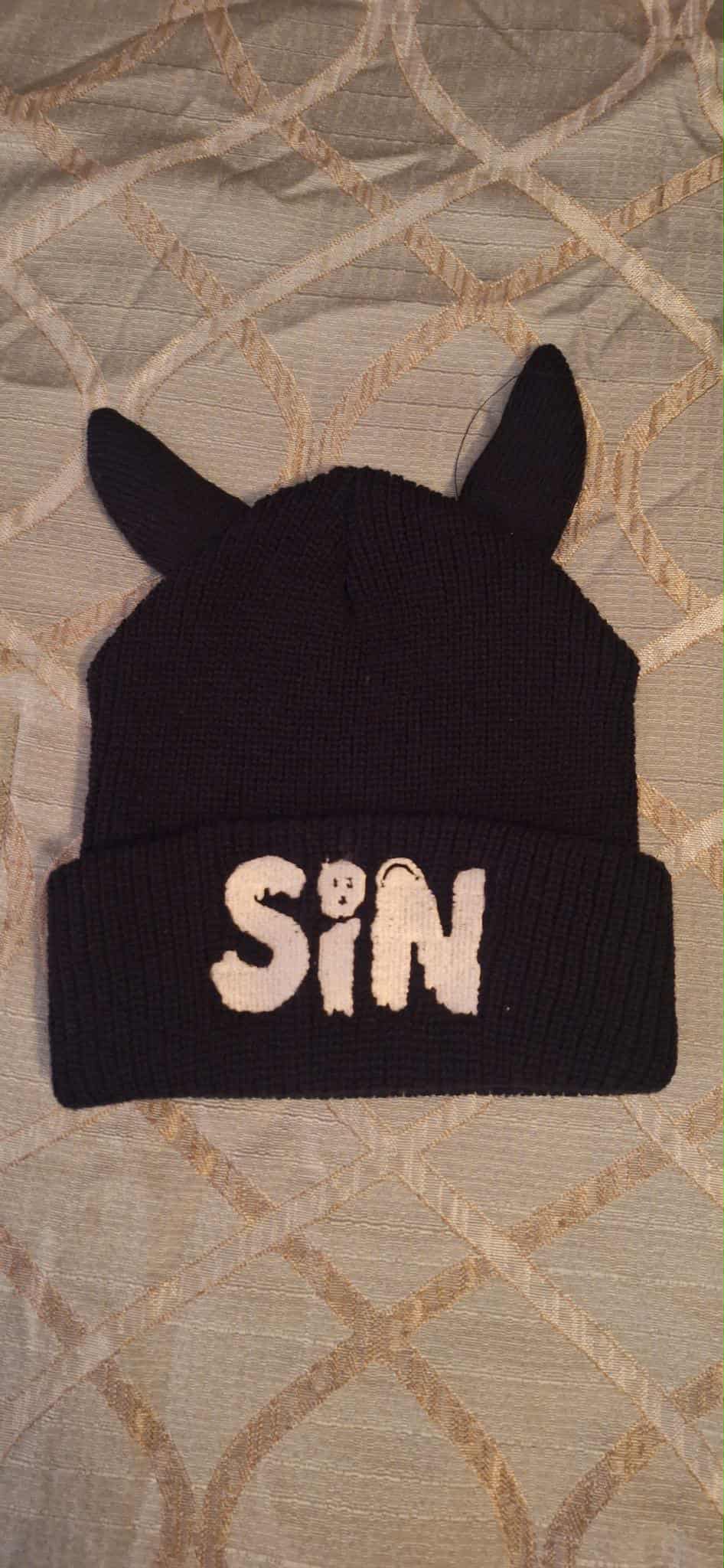 S.I.N. Burton Devil Beanie - Black – the sin shop